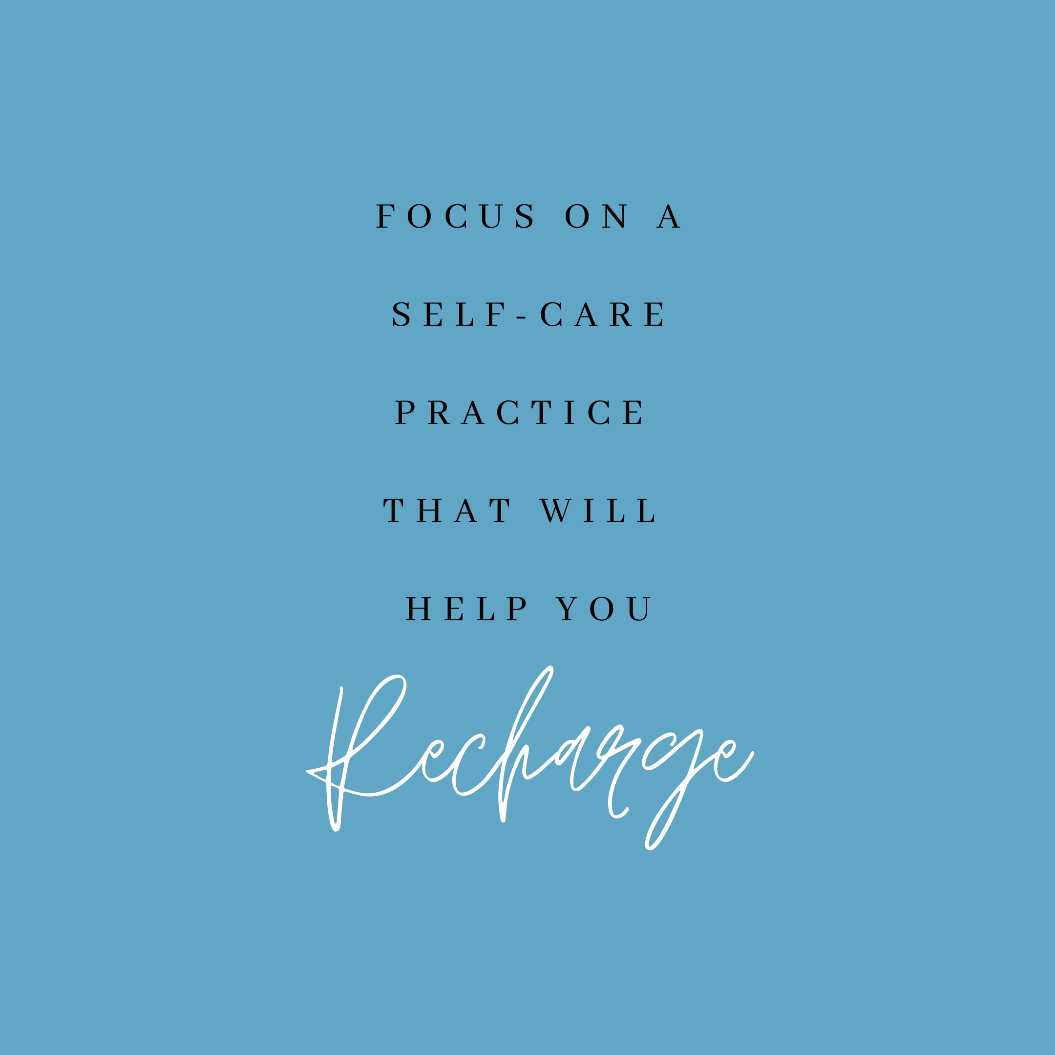 Recharge with a Self-care Practice – Dana Bender